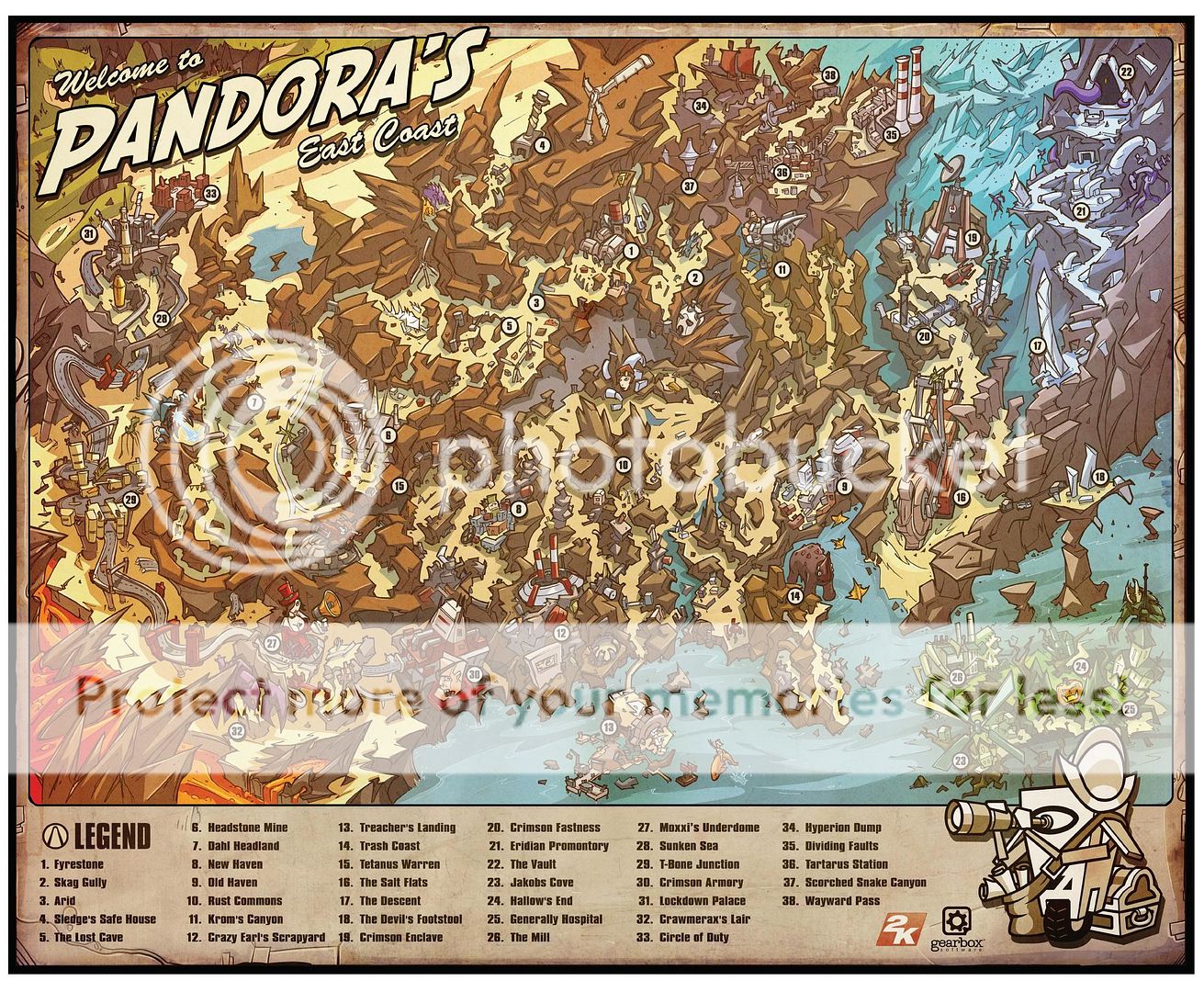 Purchase Borderlands GOTY and get Pandora pdf Map for free. - Steam ...