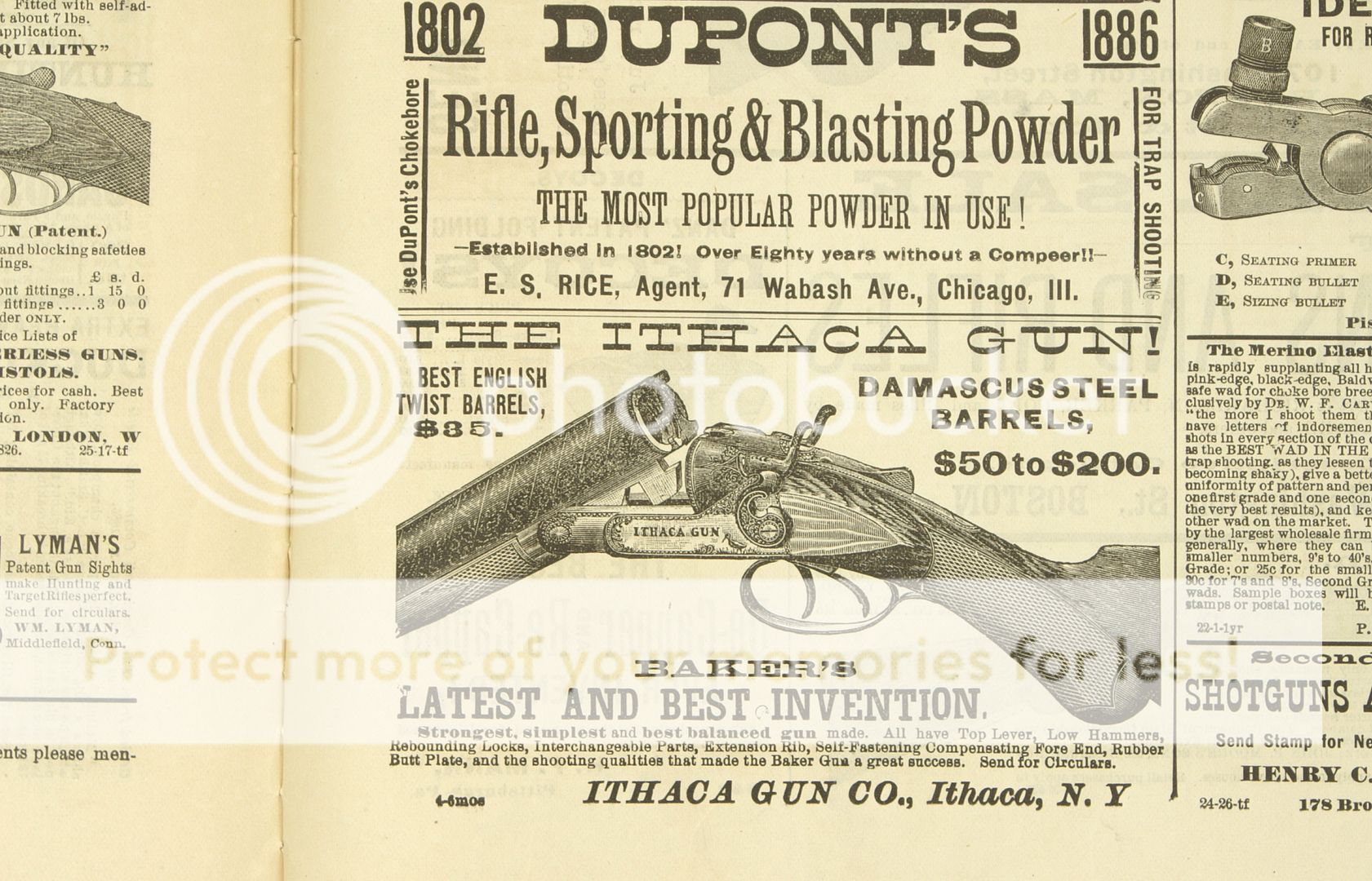 Early Ithaca Baker Ad | Shotgun Forum