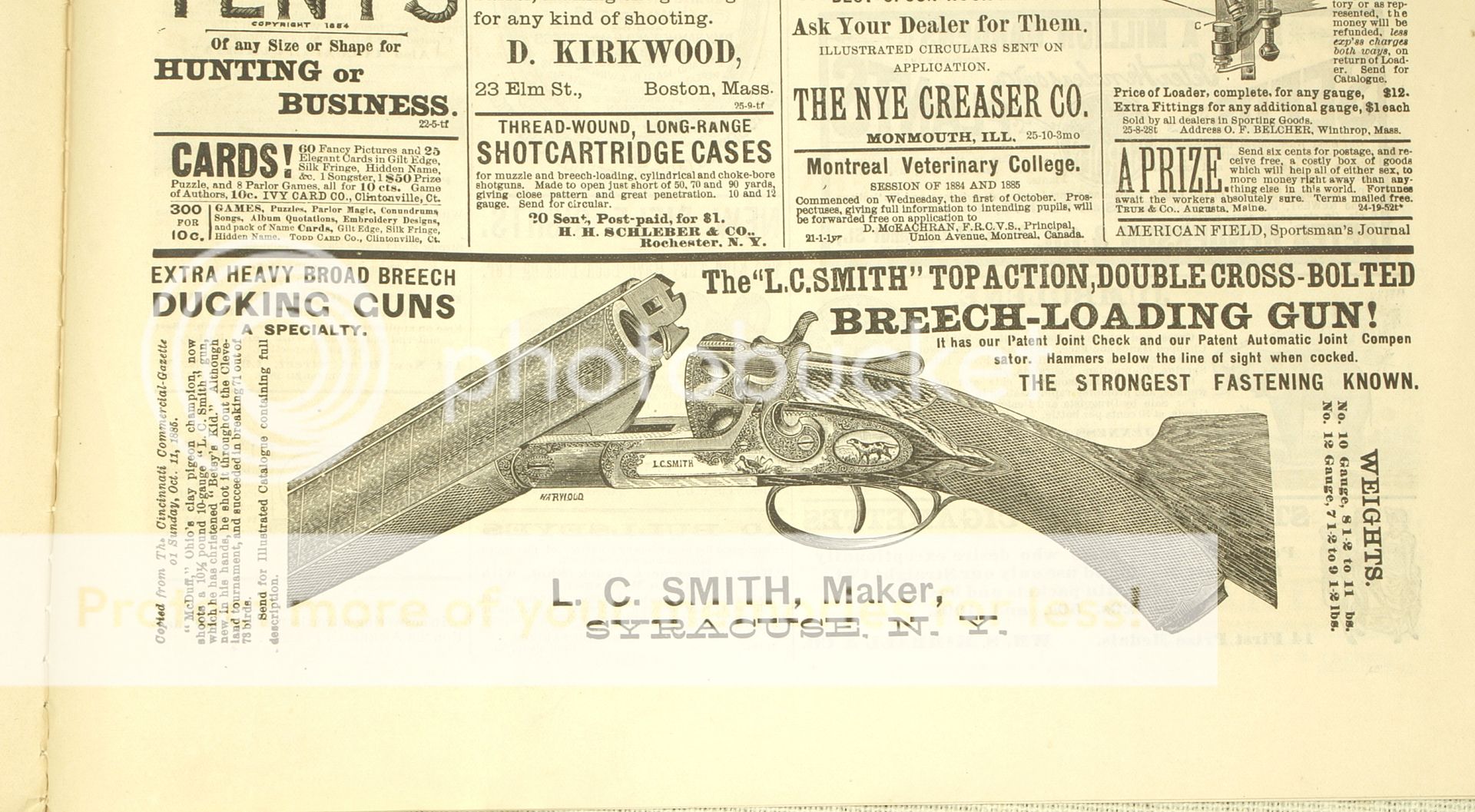 Early Ithaca Baker Ad | Shotgun Forum