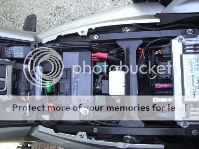 Learned a thing after riding in a lot of rain. Time to redo the wiring ...