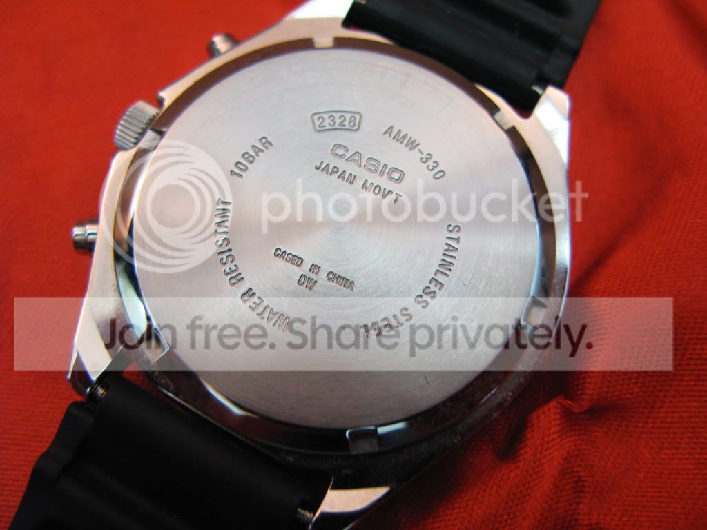 FS: Casio Silver Dial Analog Chronograph (Model# AMW330-7AV) SOLD ...