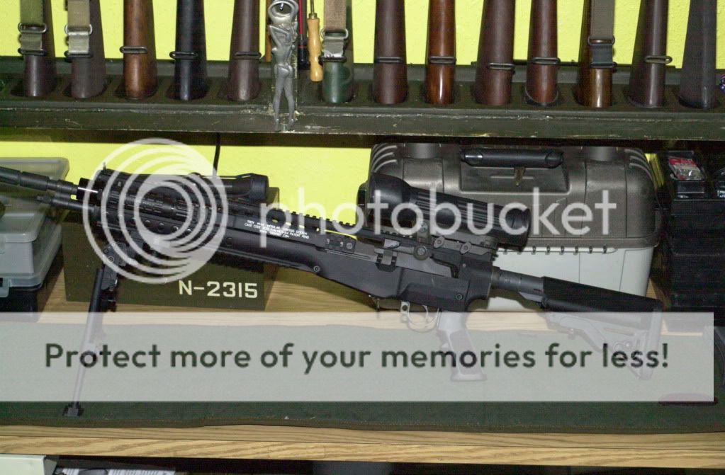 Saw a sopmod tan 7.62 Elcan | M14 Forum