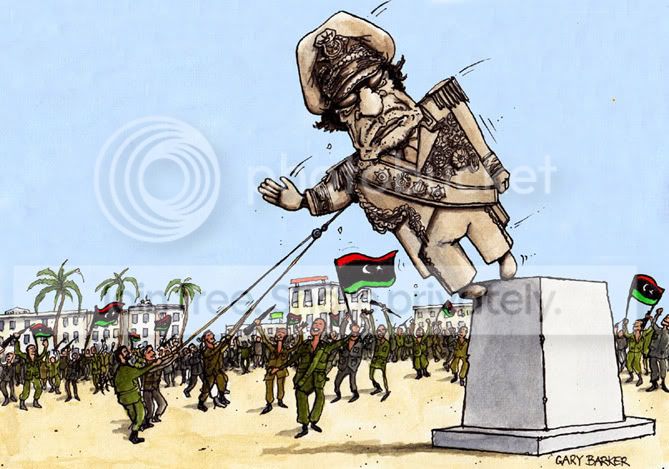 Libya’s Freedom from oppression – Sun | Gary Barker's Illustration blog