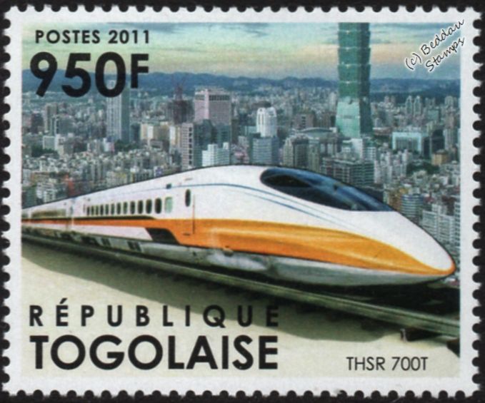 Taiwan High Speed Rail (THSR) 700T High Speed EMU Shinkansen Train ...