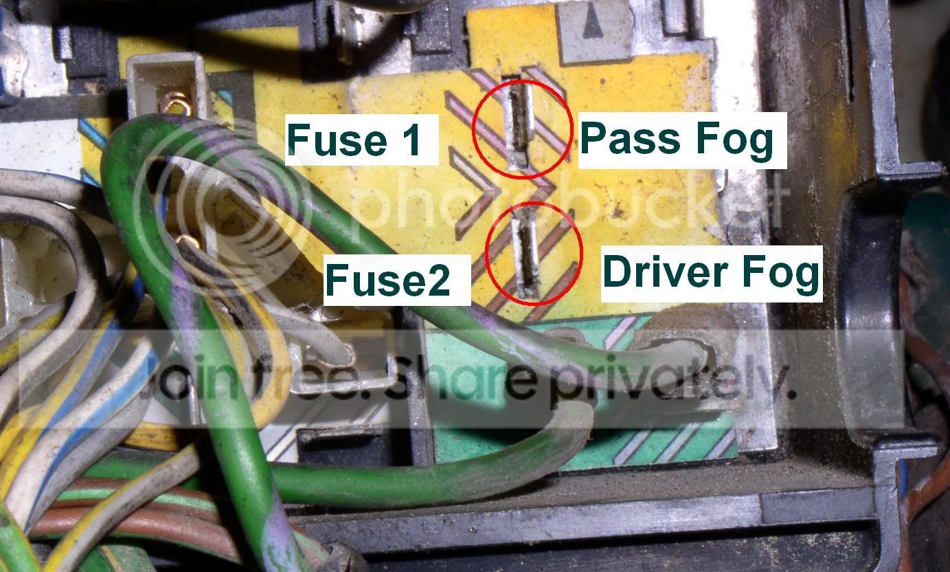 Fuse box fog light wiring...