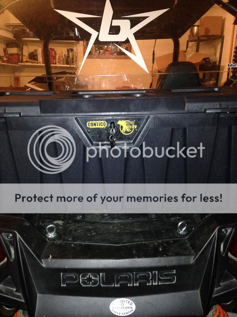 Made my own 'lock-n-ride' box today | Polaris RZR Forum - RZR Forums.net