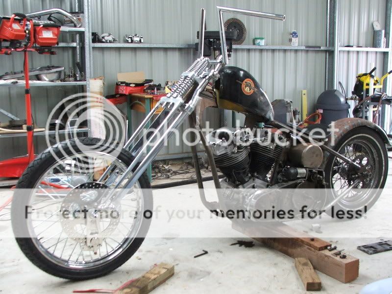 the Shovel build so far.. - Choppers Australia
